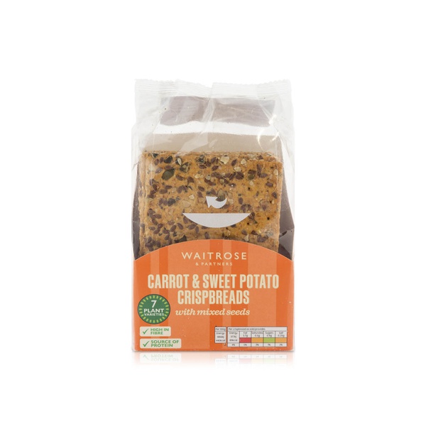 Waitrose Carrot and Sweet Potato Crispbread 200g - Spinneys UAE