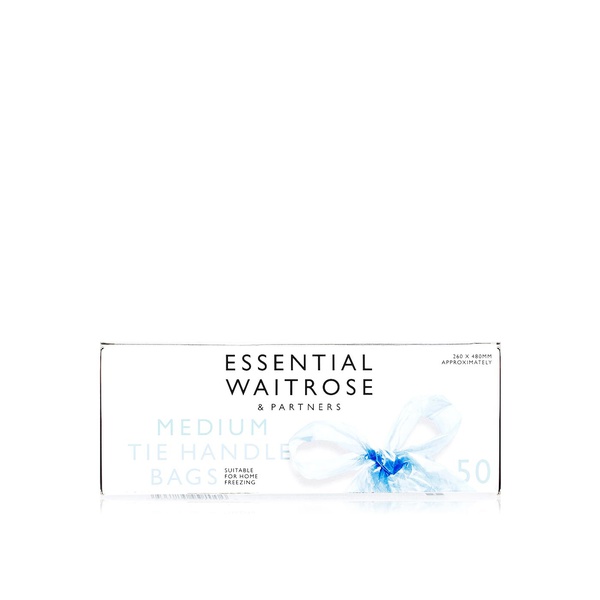 Waitrose Essential Medium Tie Handle Bag 50s - Spinneys UAE