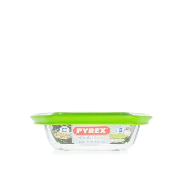 Pyrex Square Dish with Lid 350ml - Spinneys UAE