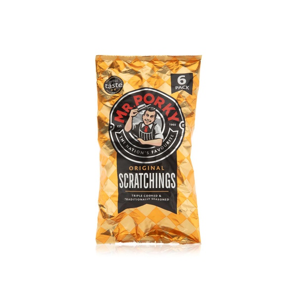 Mr Porky Original Pork Scratchings 6 x 16.5g - Spinneys UAE