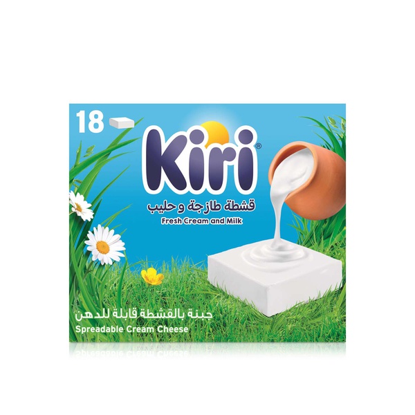 Kiri Spreadable Cream Cheese Squares x 18 293g - Spinneys UAE