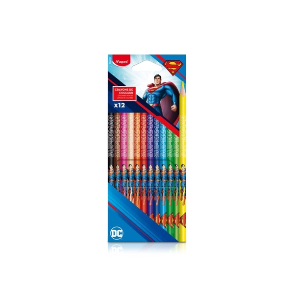 Maped Superman Colour Pencils x 12 - Spinneys UAE