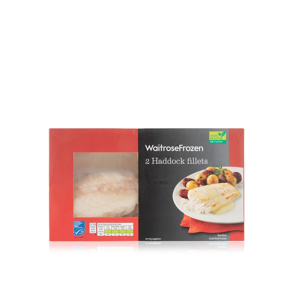Waitrose Frozen 2 Haddock Fillets Msc 280G - Spinneys UAE