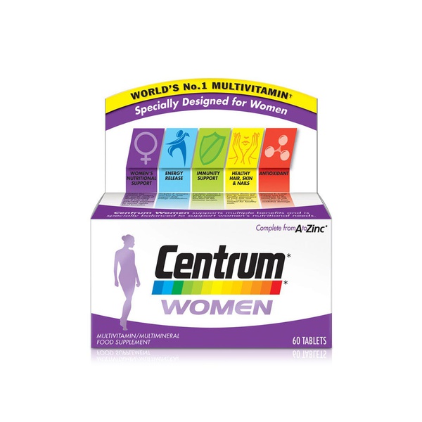 Centrum Womens Multivitamins Tablets x 60 - Spinneys UAE
