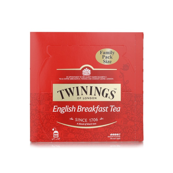 Twinings English Breakfast Tea 100s 200g - Spinneys UAE