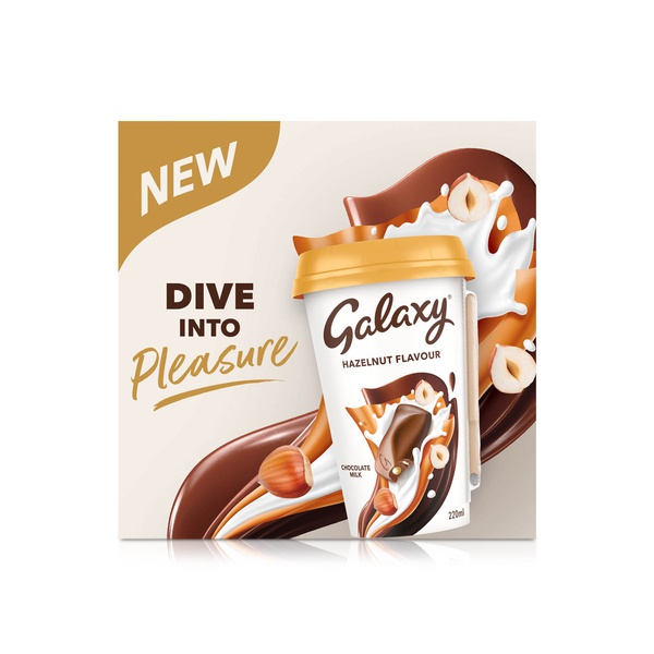 Galaxy Chocolate Drink Hazelnut Flavour 220ml - Spinneys UAE
