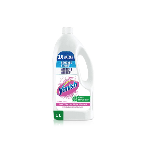 Vanish Crystal White Fabric Stain Remover for Whites 1 litre - Spinneys UAE