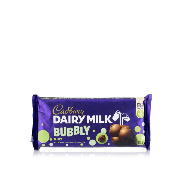 Cadbury Dairy Milk Bubbly Mint 150g - Spinneys UAE