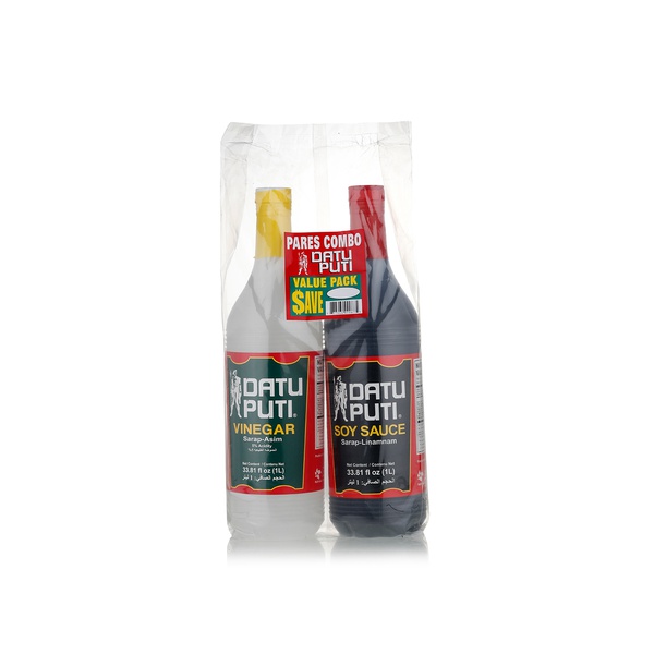 Datu Puti Vinegar & Soy Sauce Combo 1 litre x 2 - Spinneys UAE