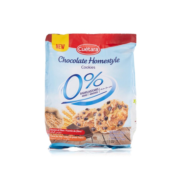 Cuetara Chocolate Homestyle Cookies 0% Sugar 200g - Spinneys UAE