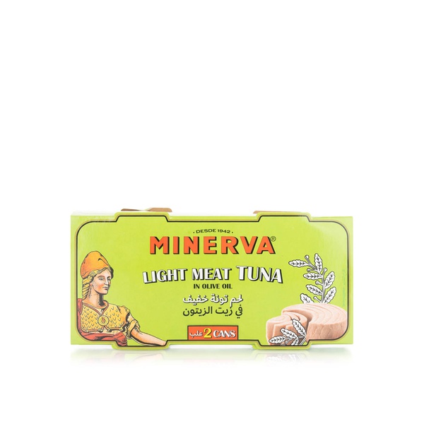 Minerva Light Tuna in Olive Oil 160g x 2 - Spinneys UAE