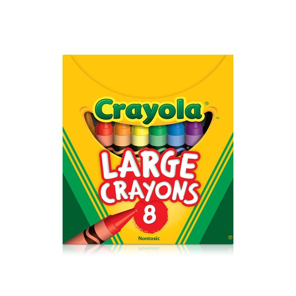 Crayola Large Crayons x 8 - Spinneys United Arab Emirates