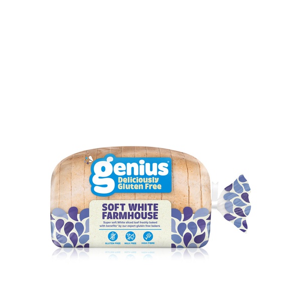 Genius Frozen Gluten-Free Soft White Farmhouse Bread 430G - Spinneys UAE