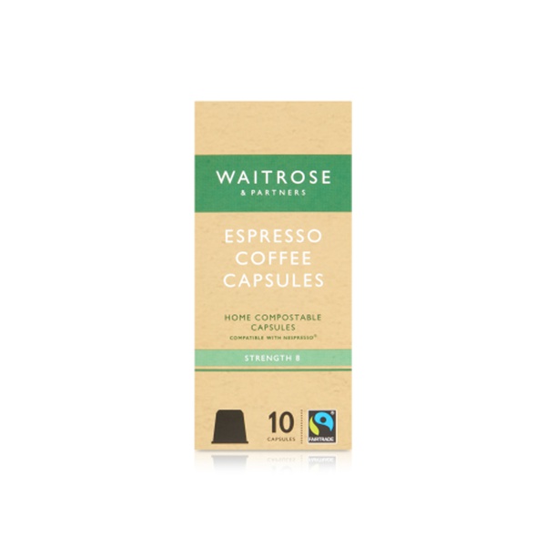 Waitrose Espresso Coffee Capsules x 10 - Spinneys UAE