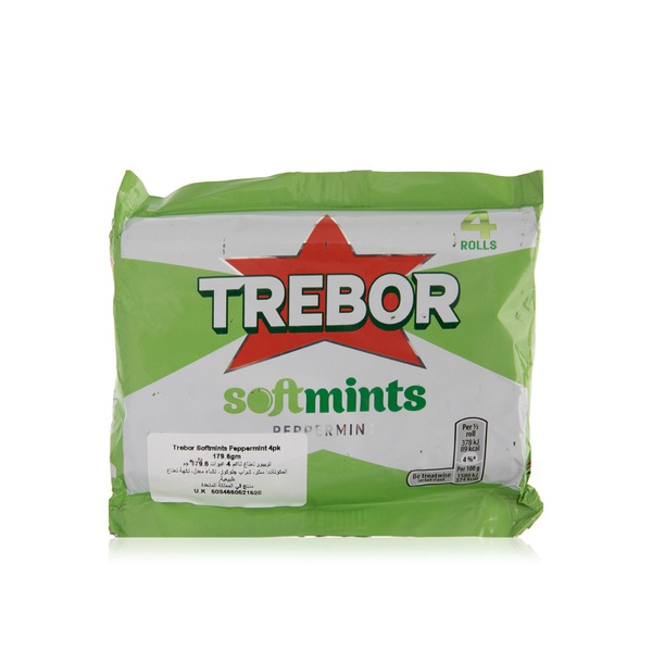 Trebor Softmints Peppermint 4 Pack 179.6g - Spinneys UAE