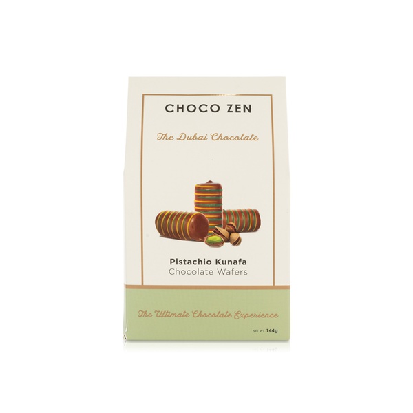 Choco Zen Pistachio Kunafa Wafer Rolls 144g - Spinneys UAE