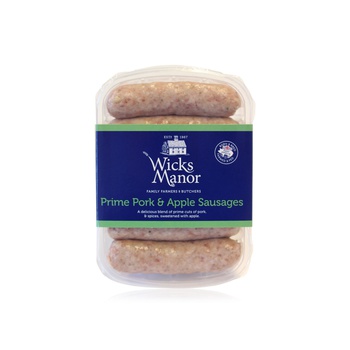 Wicks Manor Pork and Apple Burgers 454g - Spinneys UAE