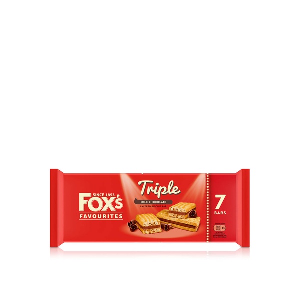 Fox's Favourites Triple Biscuit Bars 7s 135g - Spinneys UAE
