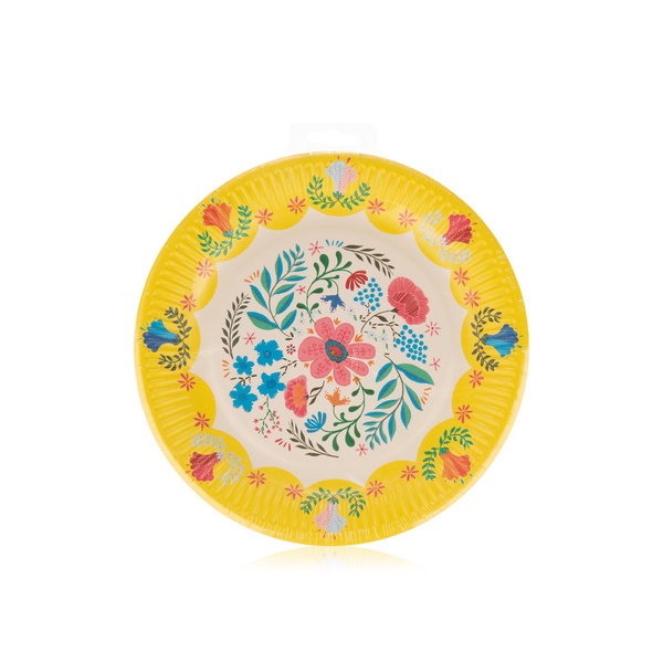 Talking Tables boho floral paper plates 12 pack - Spinneys UAE