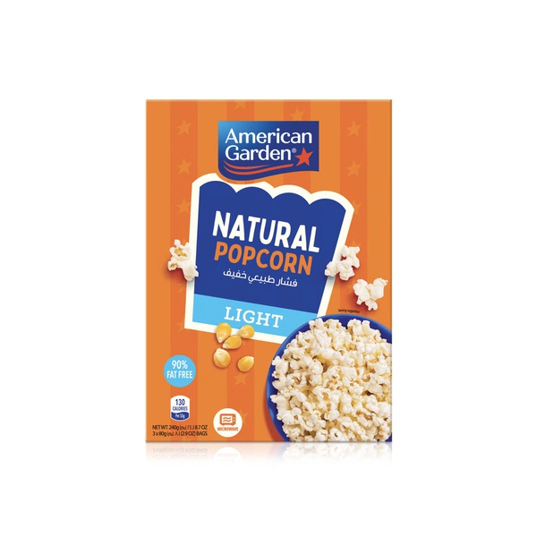 American Garden Natural Light Popcorn 240g - Spinneys United Arab Emirates