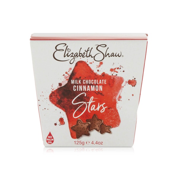 Elizabeth Shaw Milk Chocolate Cinnamon Stars 125g