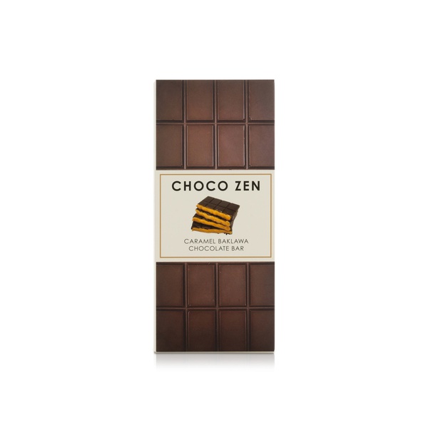 Choco Zen Caramel Baklawa Chocolate Bar 120g - Spinneys UAE