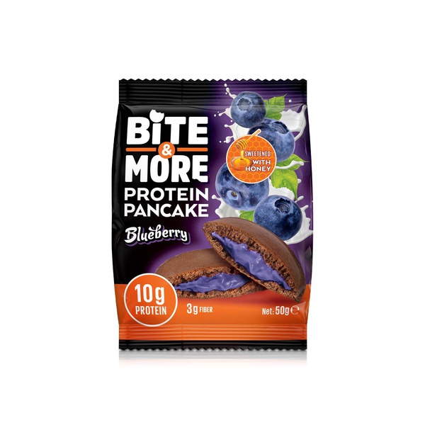 Bite & More Blueberry Protein Pancake 50g - Spinneys United Arab Emirates