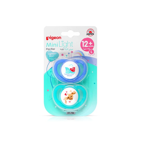 Pigeon Mini Light Pacifier x 2 (L) Boy Ship & Giraffe - Spinneys United ...
