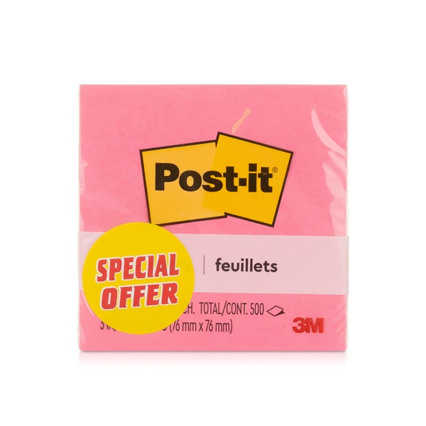 3M Post It Neon 3x3 x 5 Pads - Spinneys UAE