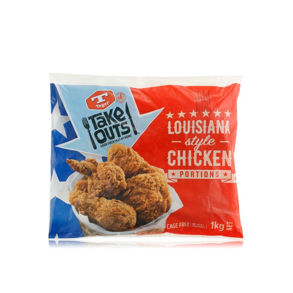 Tegel Frozen Louisiana Style Chicken Portions 1Kg - Spinneys UAE
