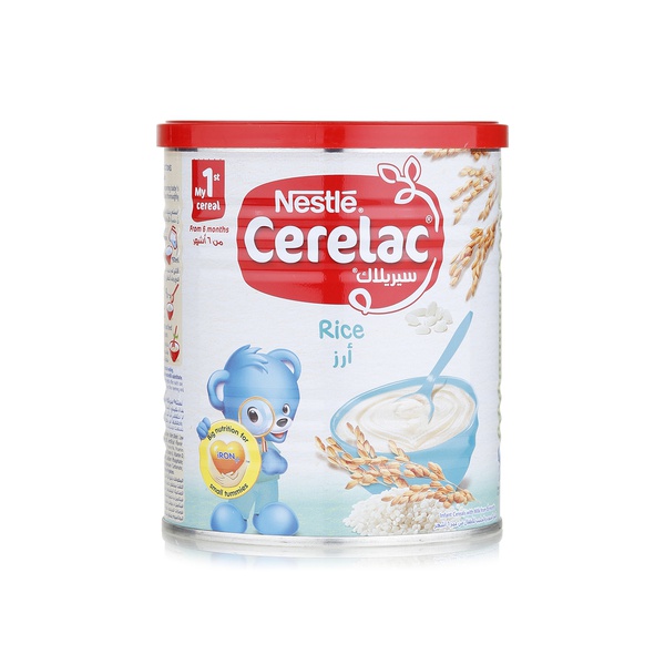 Nestle Cerelac Infant Rice Cereal Stage 1 400g - Spinneys UAE