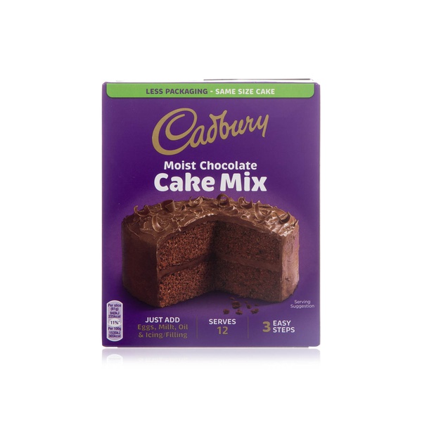 Cadbury Moist Chocolate Sponge Cake Mix 400g - Spinneys UAE