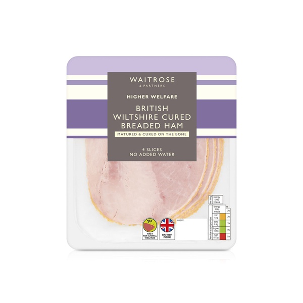 Waitrose Wiltshire Breaded Ham 130g