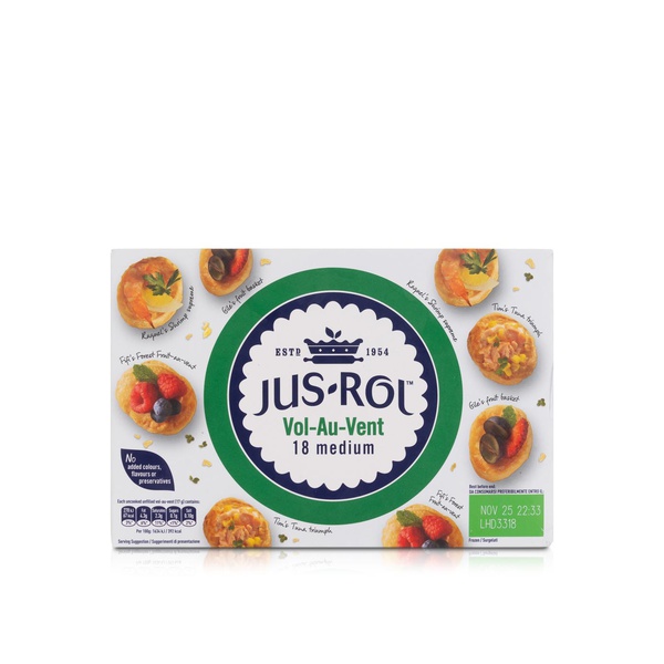Jus Rol Frozen Cocktail Vol Au Vents 18 Pack 313G - Spinneys UAE
