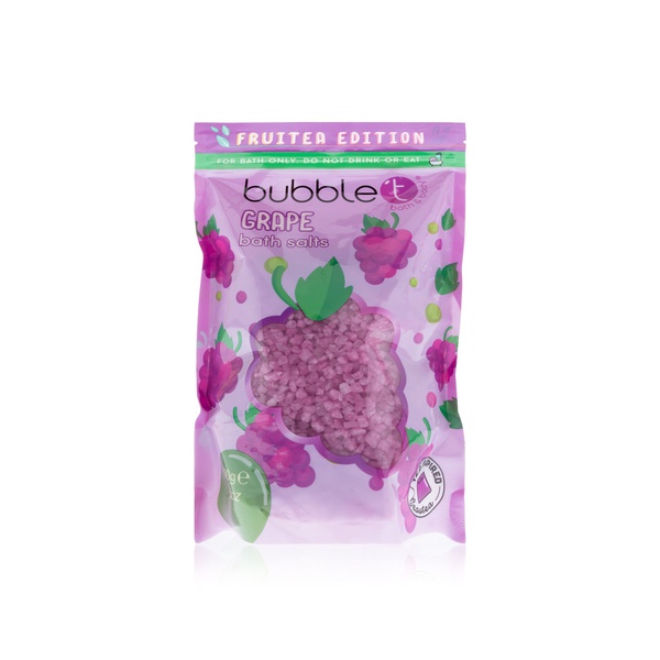 Bubble T Fruitea Relaxing Grape Bath Salts 500g price in UAE | Spinneys ...