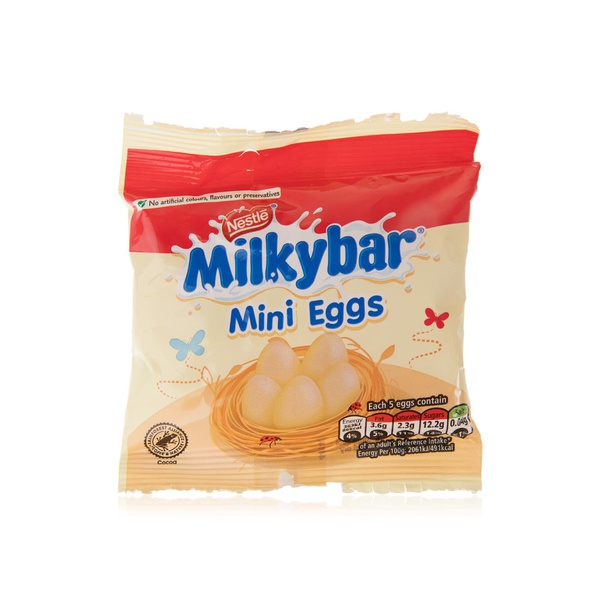Milkybar White Chocolate Mini Eggs Pouch 80g - Spinneys UAE
