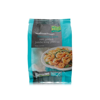 Waitrose cooked and peeled jumbo king prawns 200g - Spinneys UAE