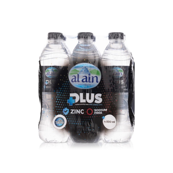 Al Ain Water Plus Zinc 500ml - Spinneys UAE