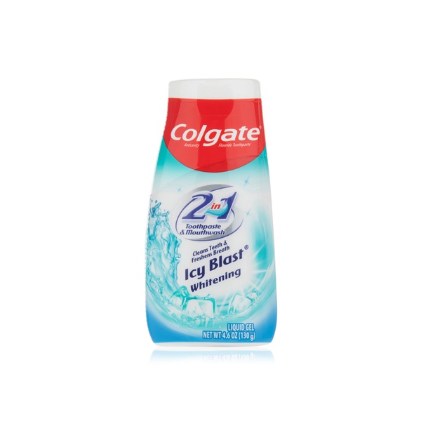 Colgate Icy Blast 2 in 1 Whitening Toothpaste and Mouthwash - Spinneys UAE