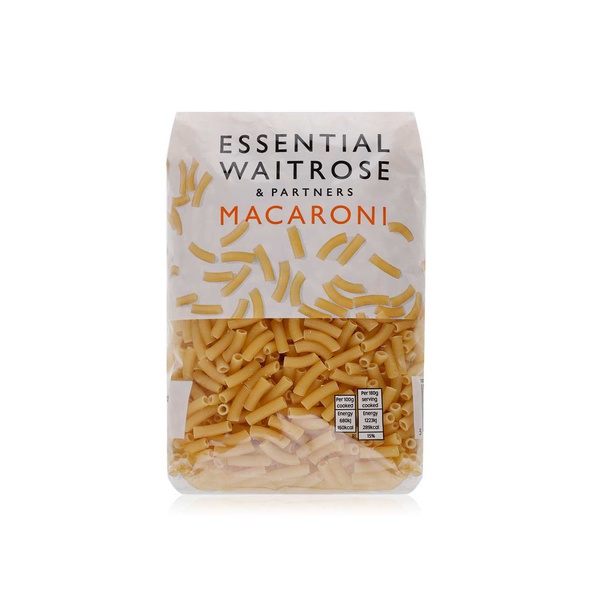 Waitrose Essential Italian Macaroni 500g price in UAE | Spinneys UAE ...