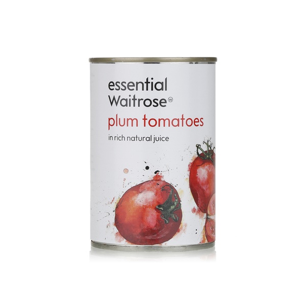 Waitrose Essential Plum Tomatoes in Natural Juice 400g - Spinneys UAE