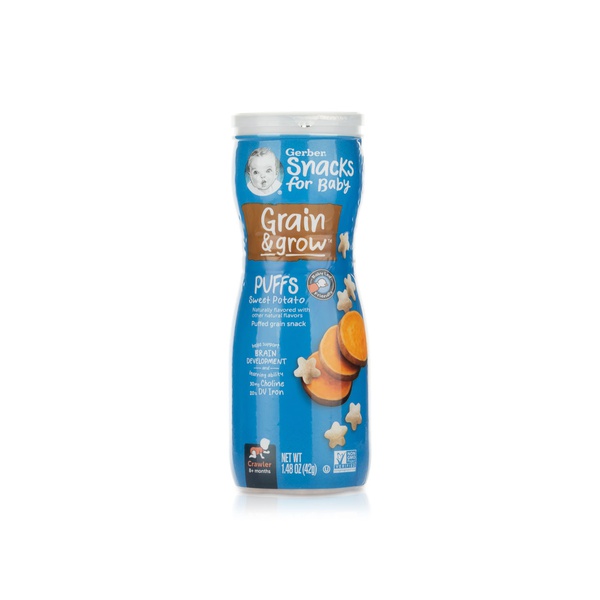Gerber Grain & Grow Puffs Sweet Potato 8m+ 42g - Spinneys United Arab ...