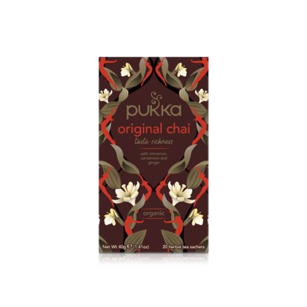 Pukka Original Organic Chai Tea 20 Bags 40g - Spinneys UAE
