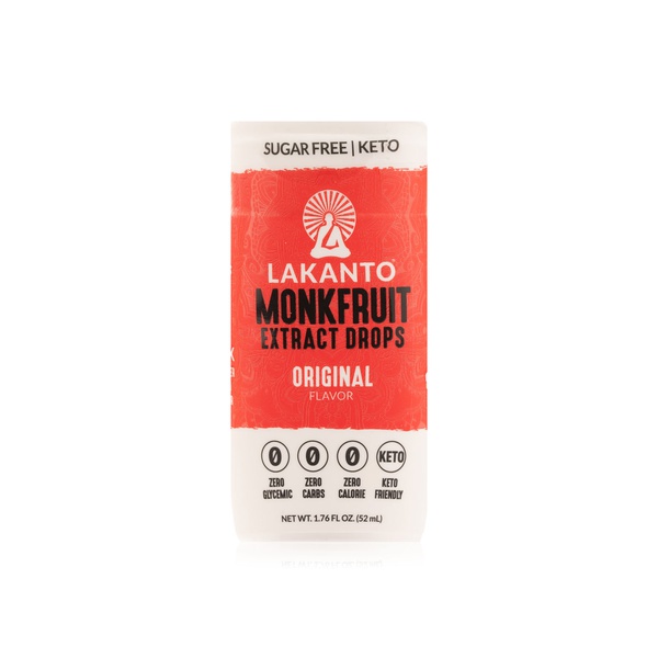 Lakanto liquid monk fruit extract drops 52g - Spinneys UAE