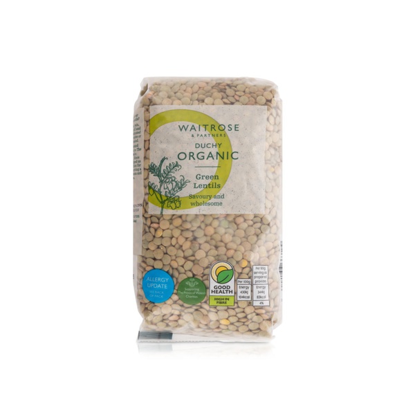 Waitrose Duchy Organic Green Lentils 500g - Spinneys UAE