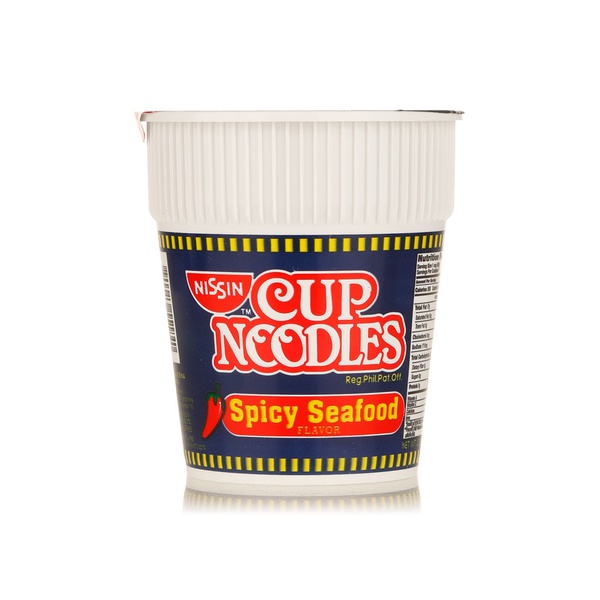 Nissin Cup Noodles Spicy Seafood Flavour 60g - Spinneys UAE