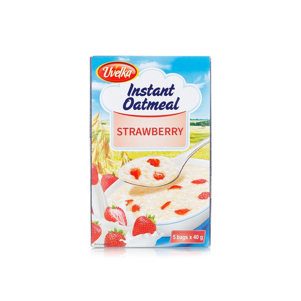Uvelka Instant Strawberry Oatmeal 200g price in UAE | Spinneys UAE ...