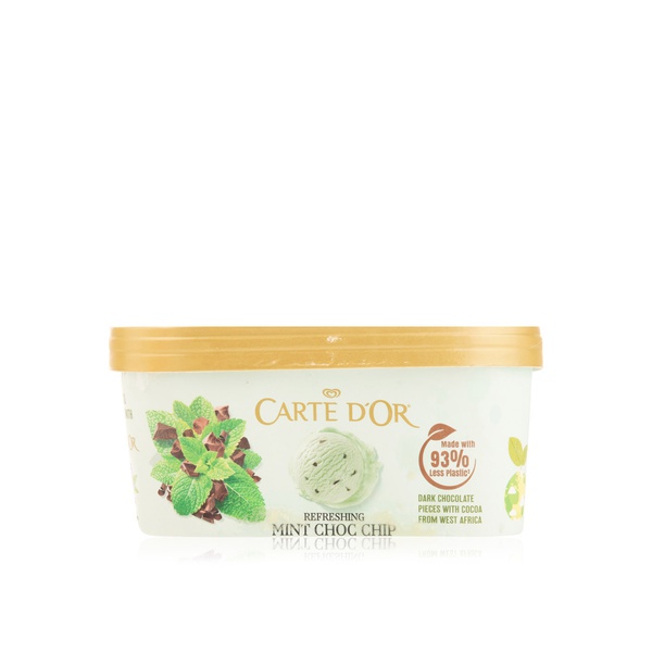 Carte D'Or Mint Chocolate Chip Ice Cream Dessert 900Ml - Spinneys Saudi ...