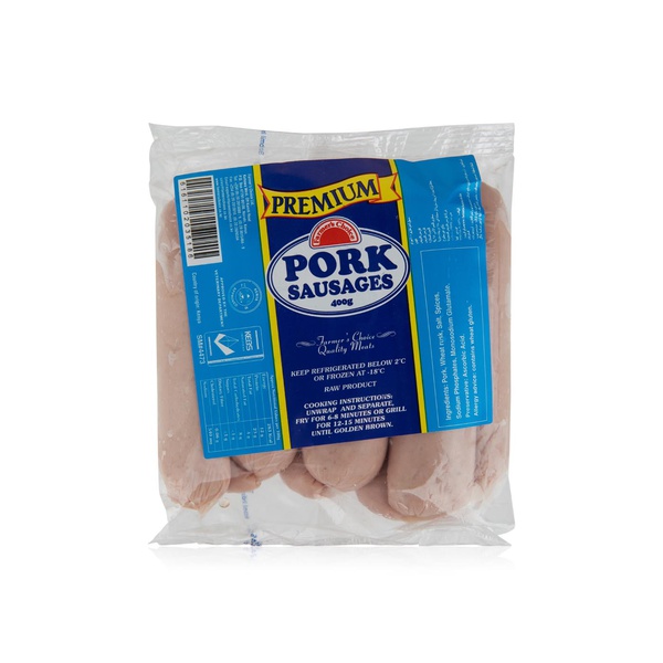 Farmer's Choice Premium Pork Sausages 400g - Spinneys UAE