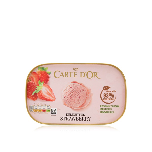 Carte D'Or Delightful Strawberry Ice Cream Dessert 900Ml - Spinneys ...
